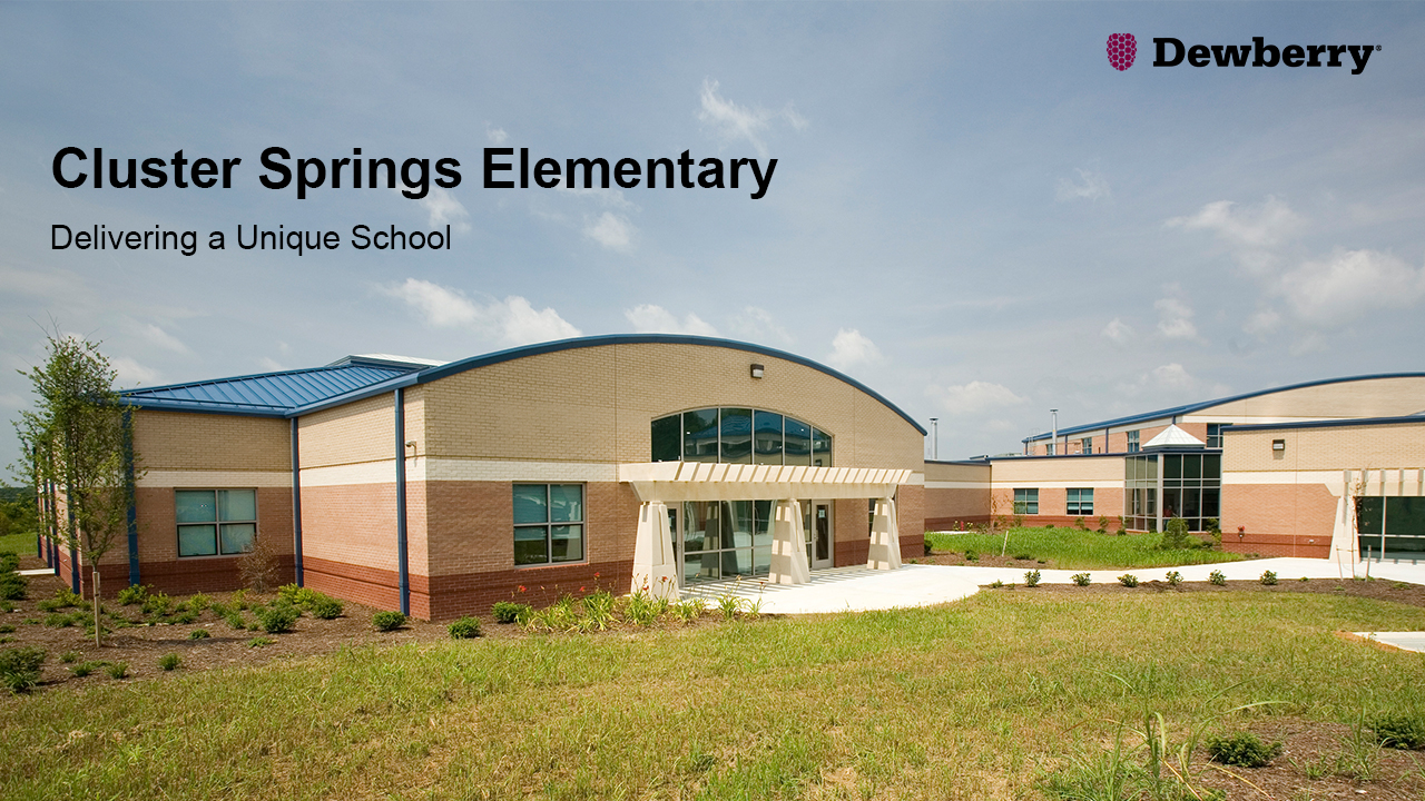Cluster Springs Elementary: Delivering a Unique School